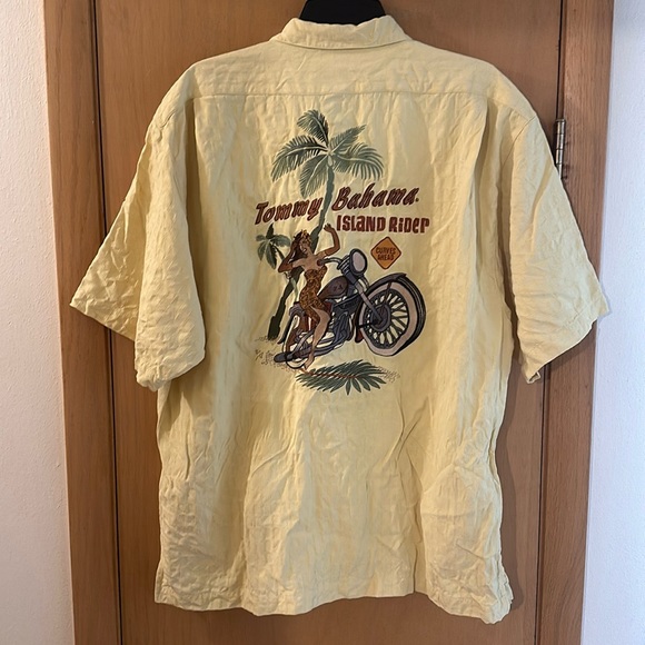Tommy Bahama | Shirts | Tommy Bahama Mens Island Rider Pinup Motorcycle ...